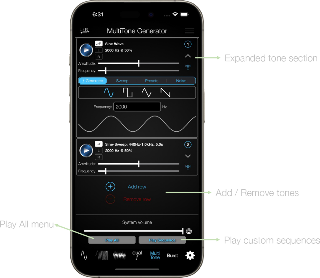 Audio Function Generator - Electronics Engineering Apps. PRO.